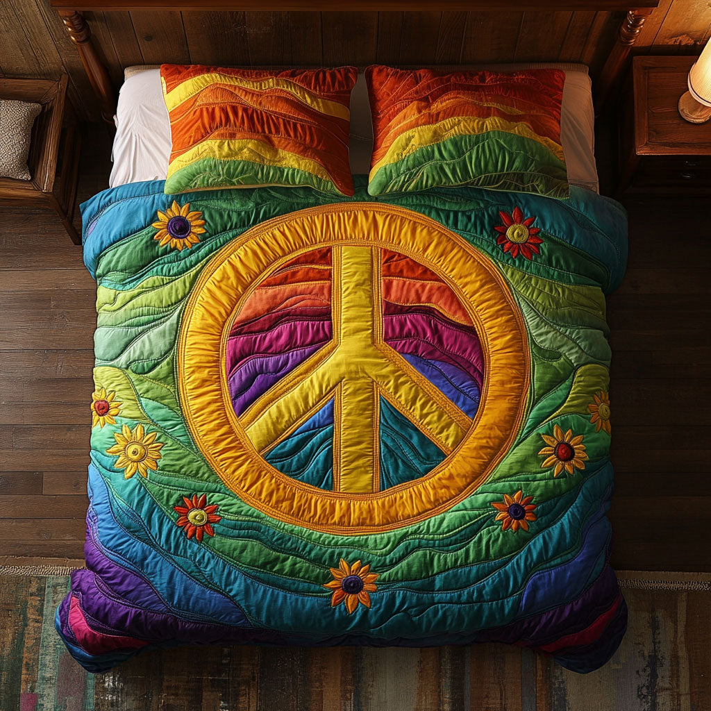 Trippy Hippie Sign WJ2702050CL Duvet Cover Set – Cozzyhomes