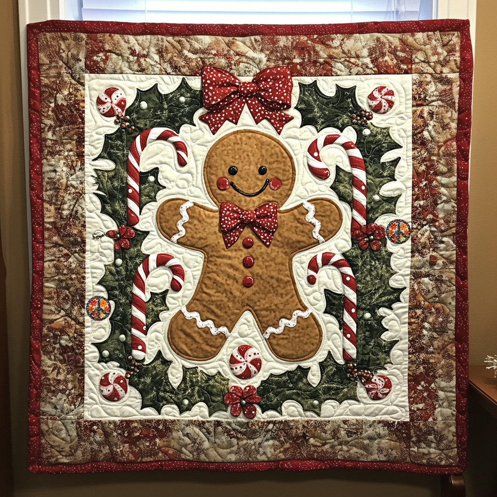 Cute Gingerbread XR0810004CL Quilt – Cozzyhomes
