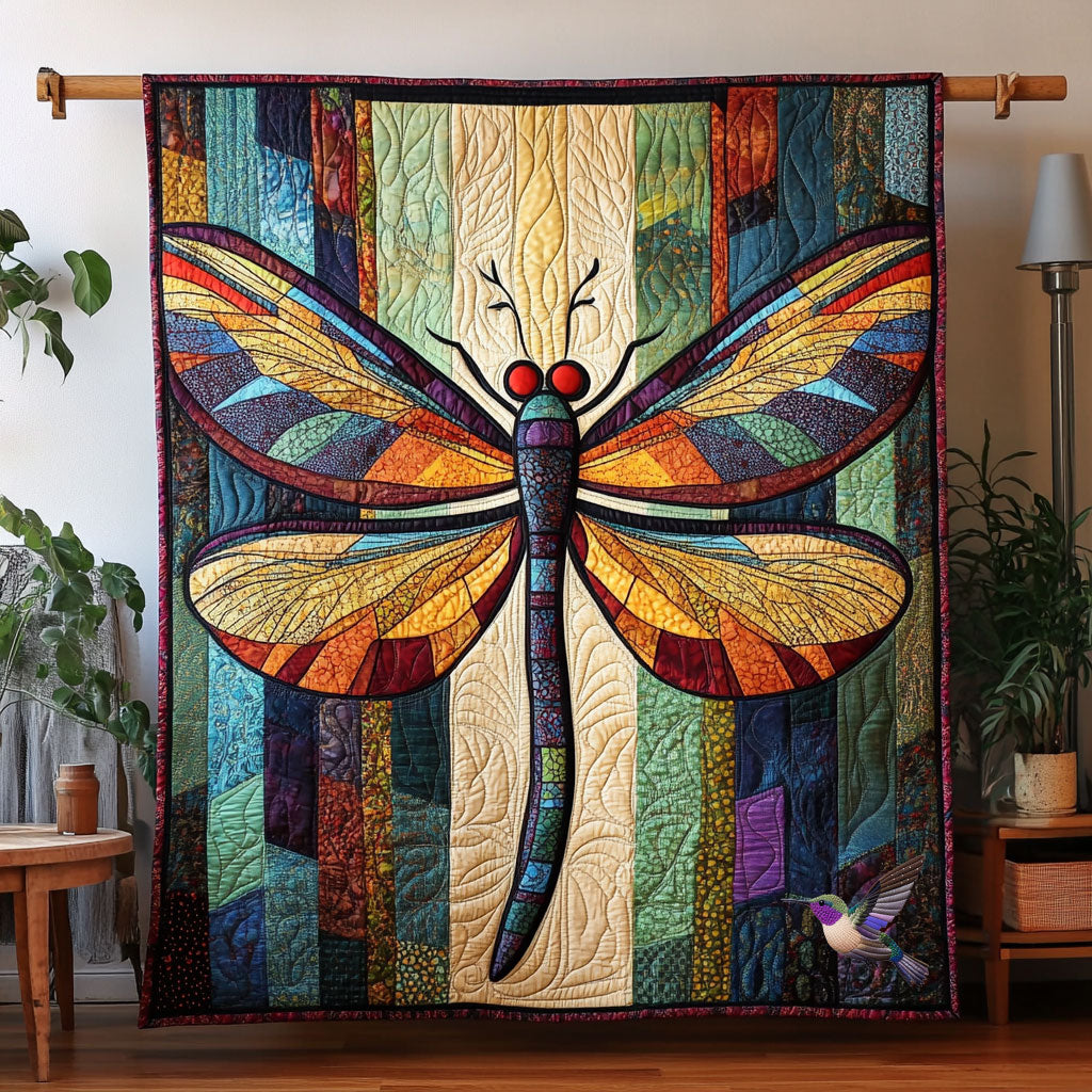 Dragonfly Patchwork WX2110001CL Quilt – Cozzyhomes