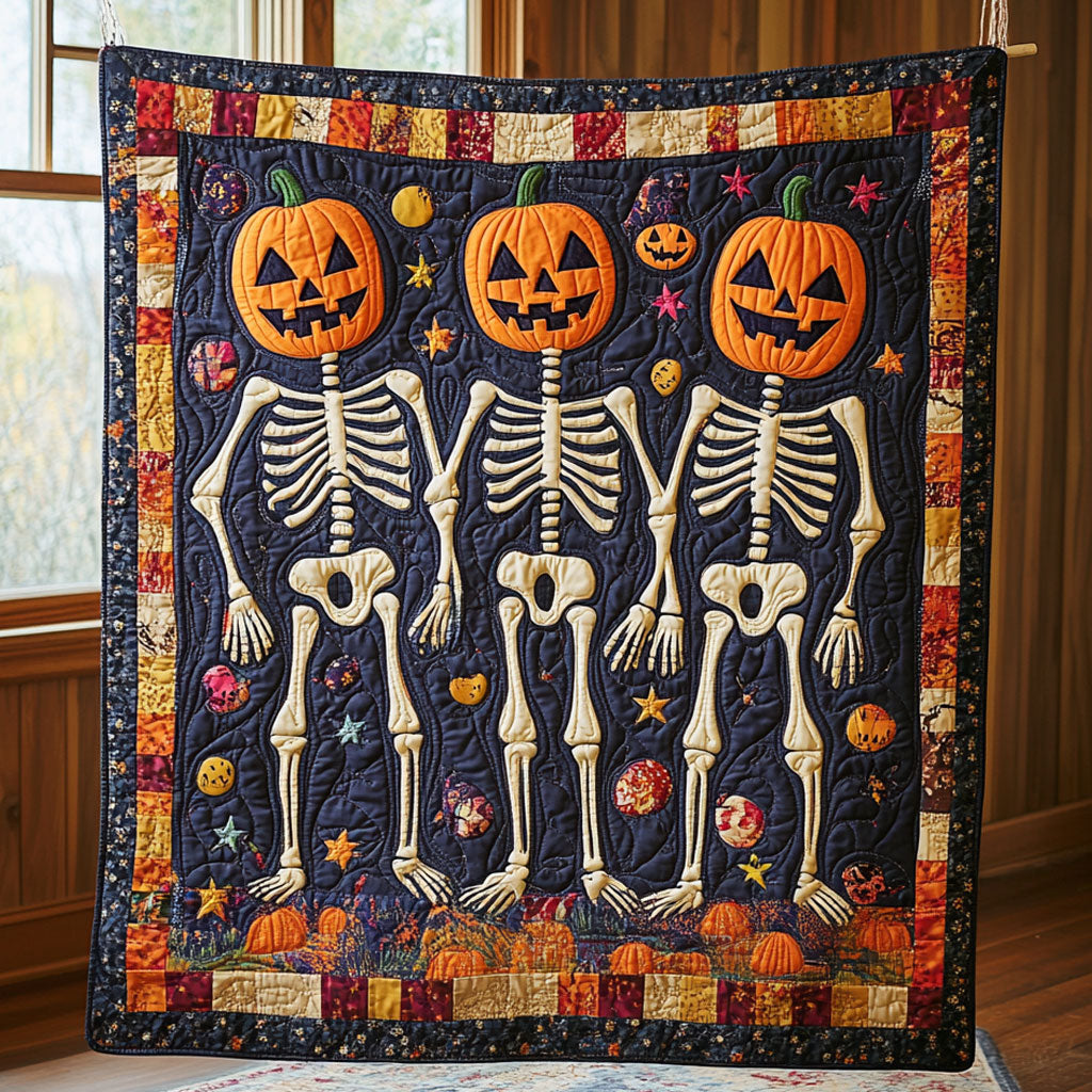 Skeleton Shuffle CP2107038CL Quilt – Cozzyhomes