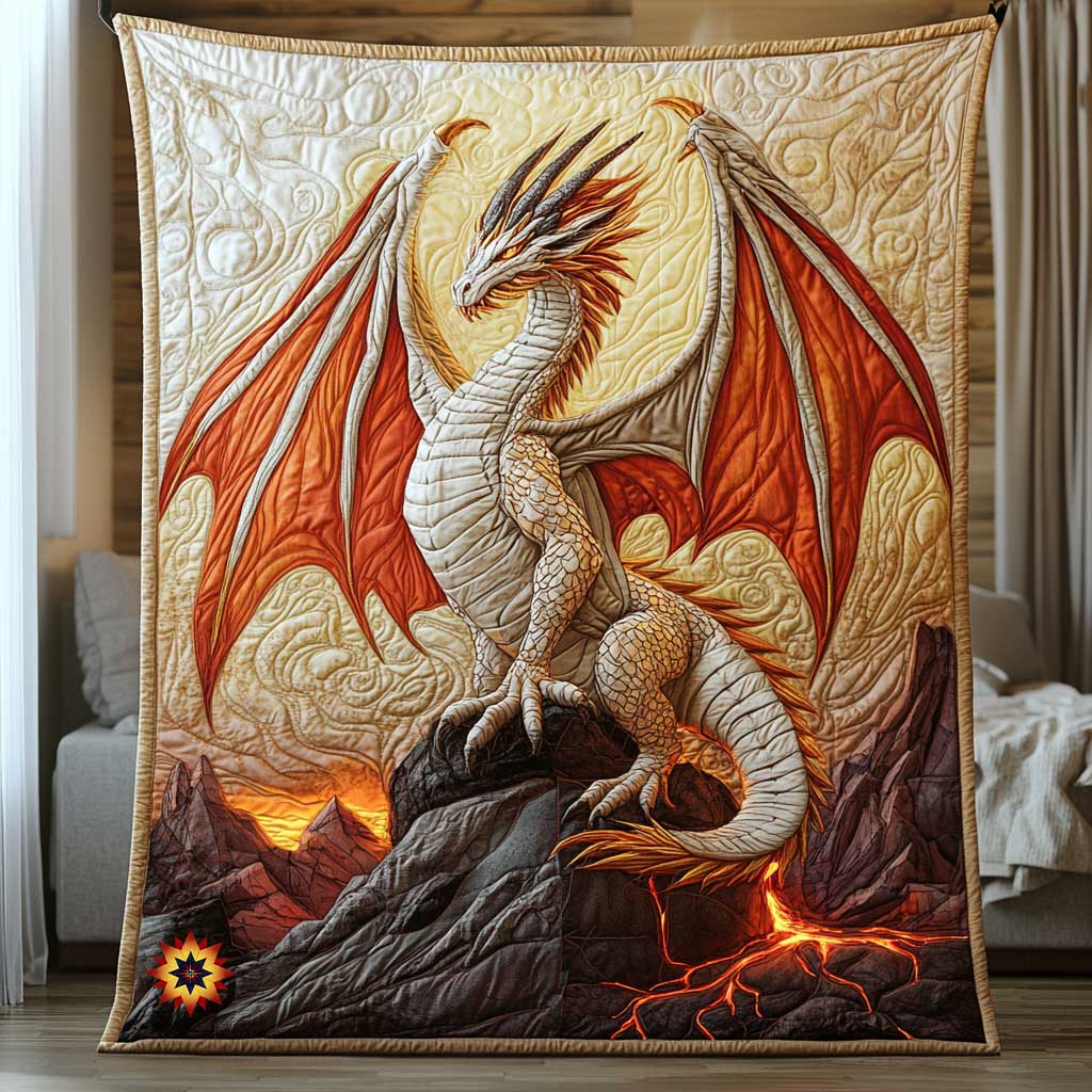 Volcano Fire Dragon WP0612023CL Quilt – Cozzyhomes