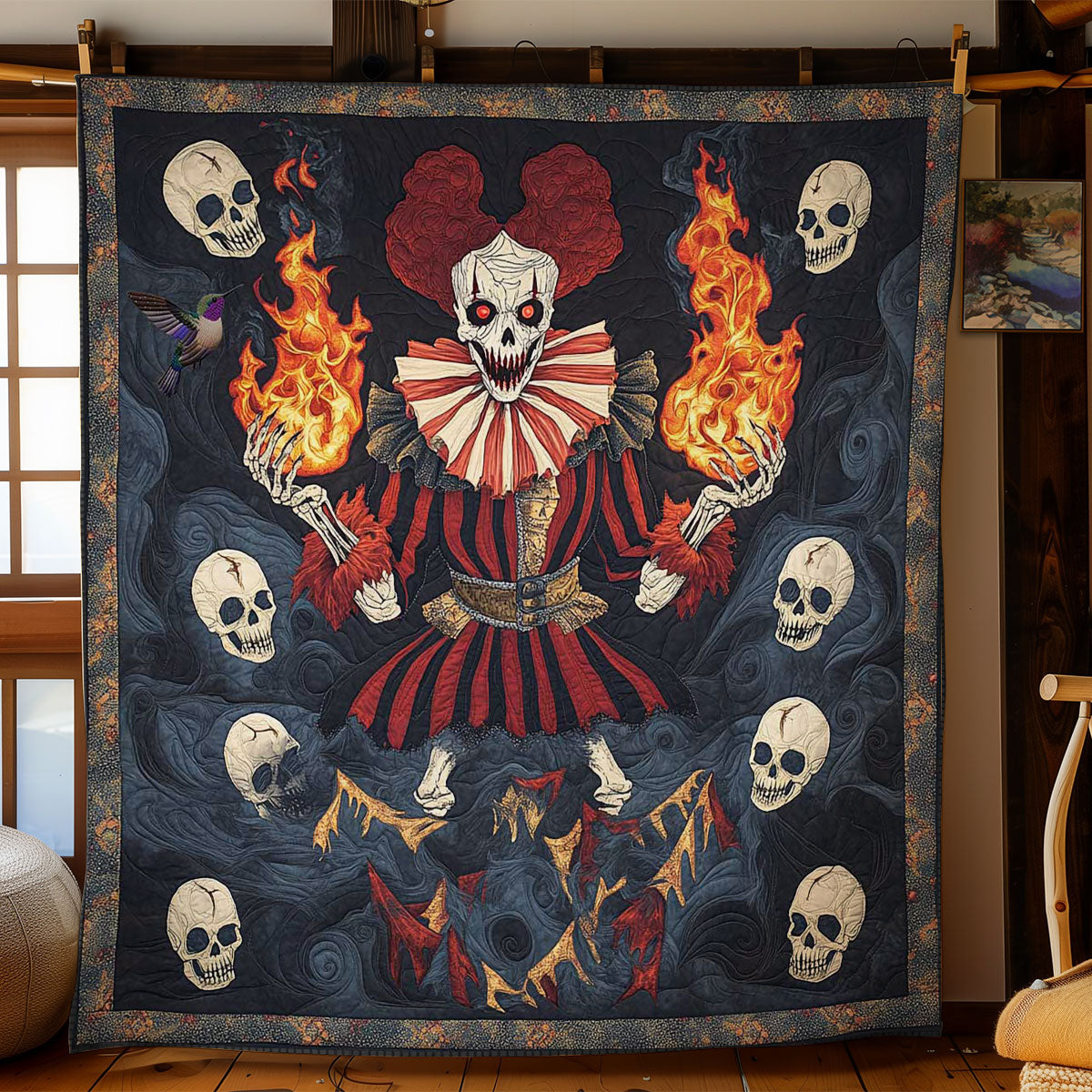 Cursed Clown WN0712028CL Quilt – Cozzyhomes