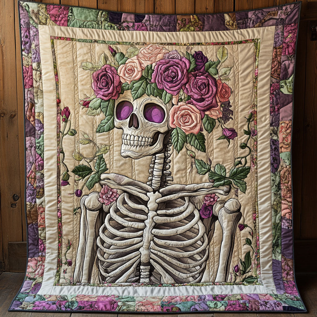 Floral Skeleton CW1106020CL Quilt – Cozzyhomes
