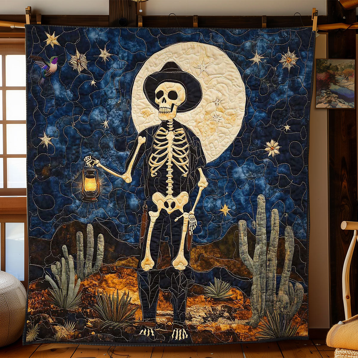 Mystic Skeleton Cowboy WN0411039CL Quilt – Cozzyhomes