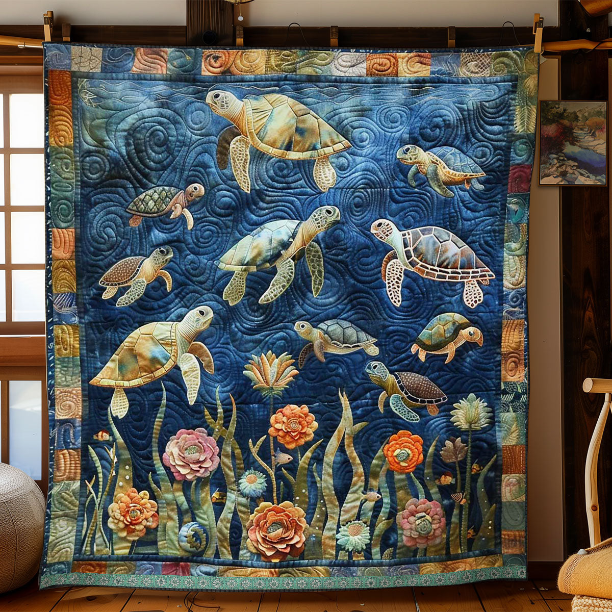 Sea Turtle WJ1209028CL Quilt – Cozzyhomes