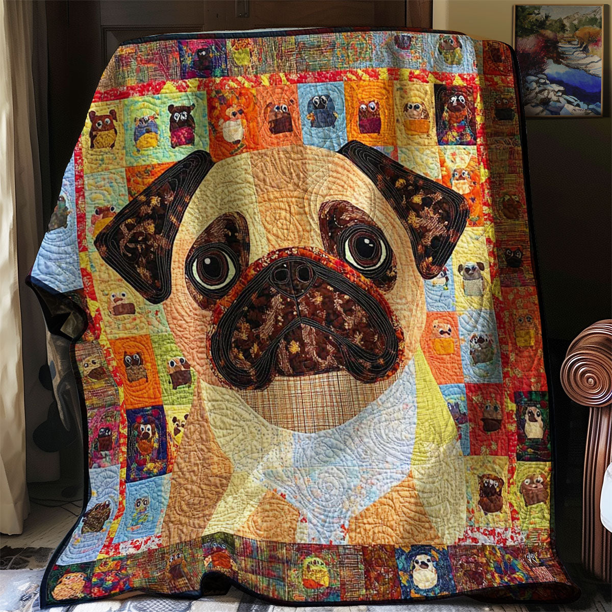Pug Cozy WN0608039CL Quilt – Cozzyhomes