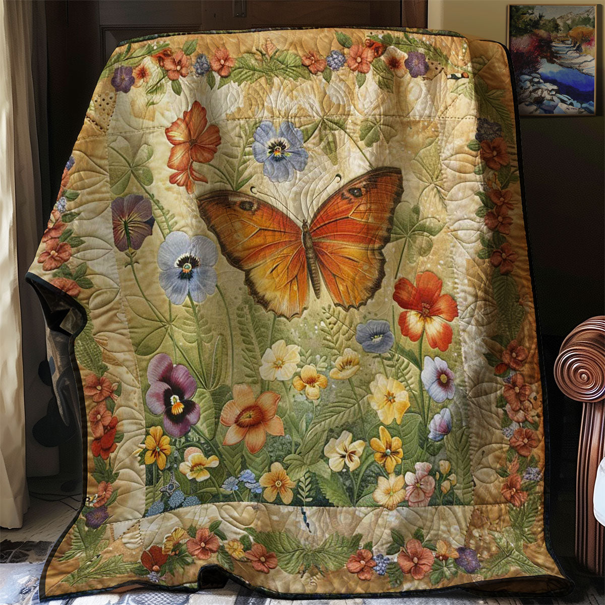Butterfly Bloom WN2108088CL Quilt – Cozzyhomes