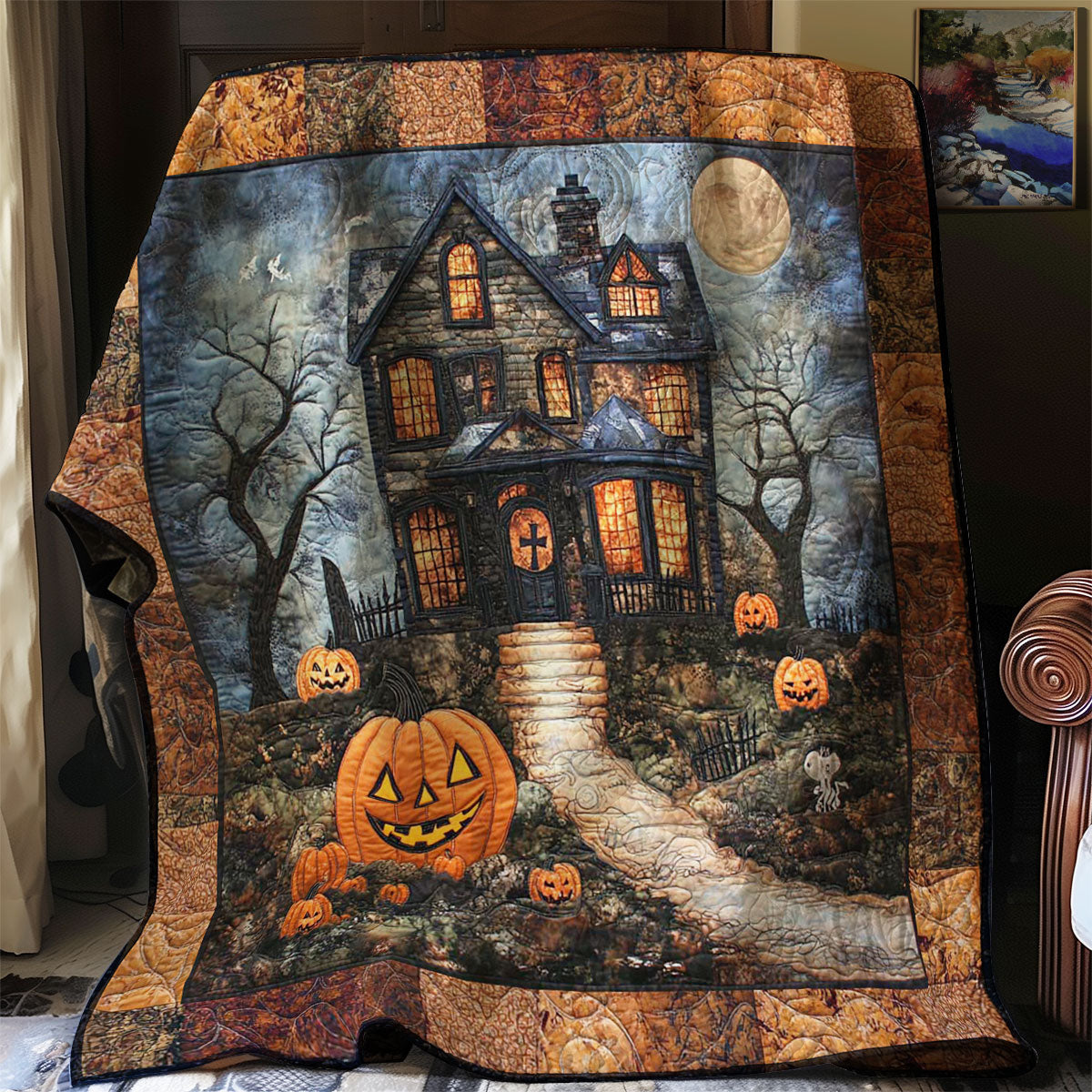 Ghastly House WN0308011CL Quilt – Cozzyhomes