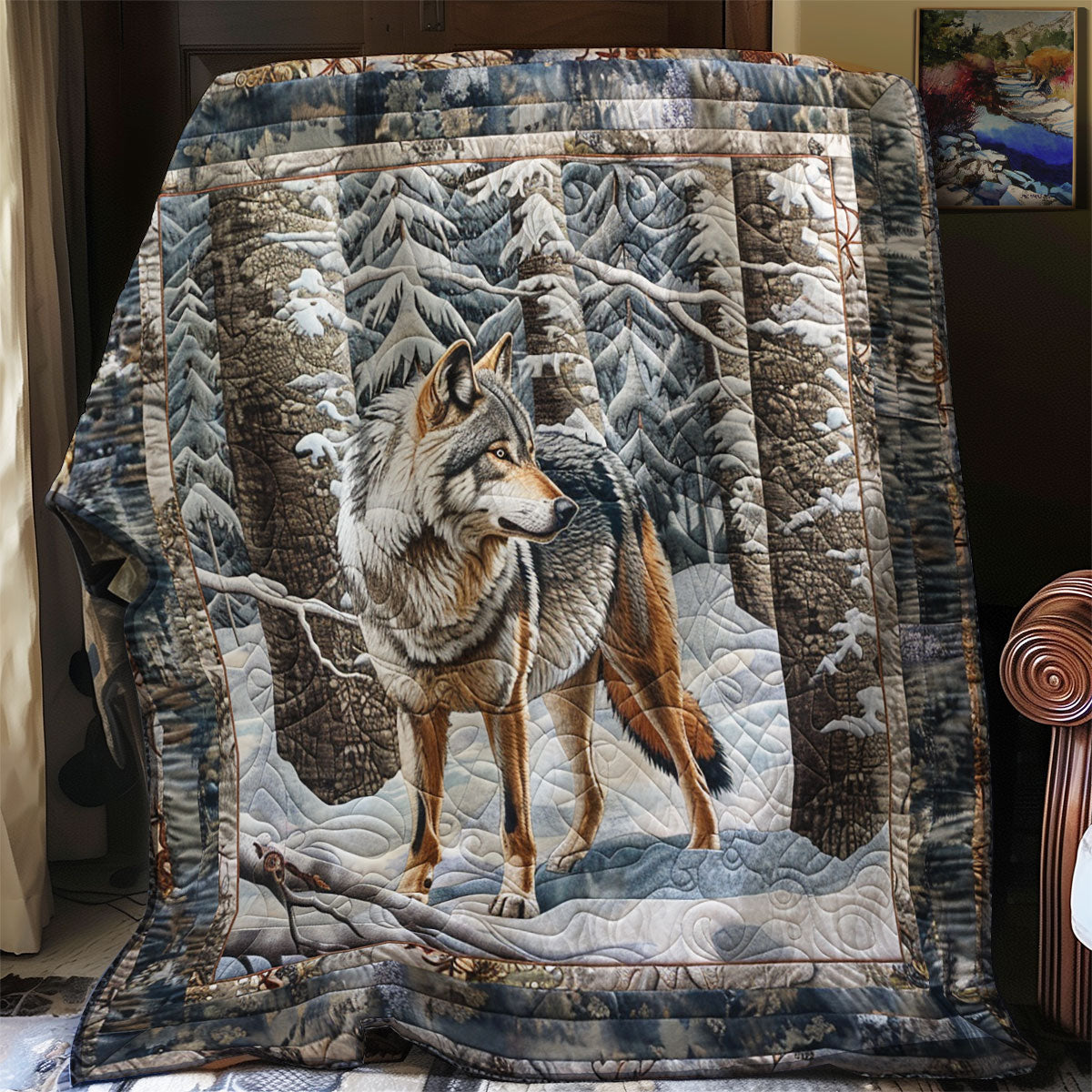 Wolf Howl SR2308037CL Quilt – Cozzyhomes