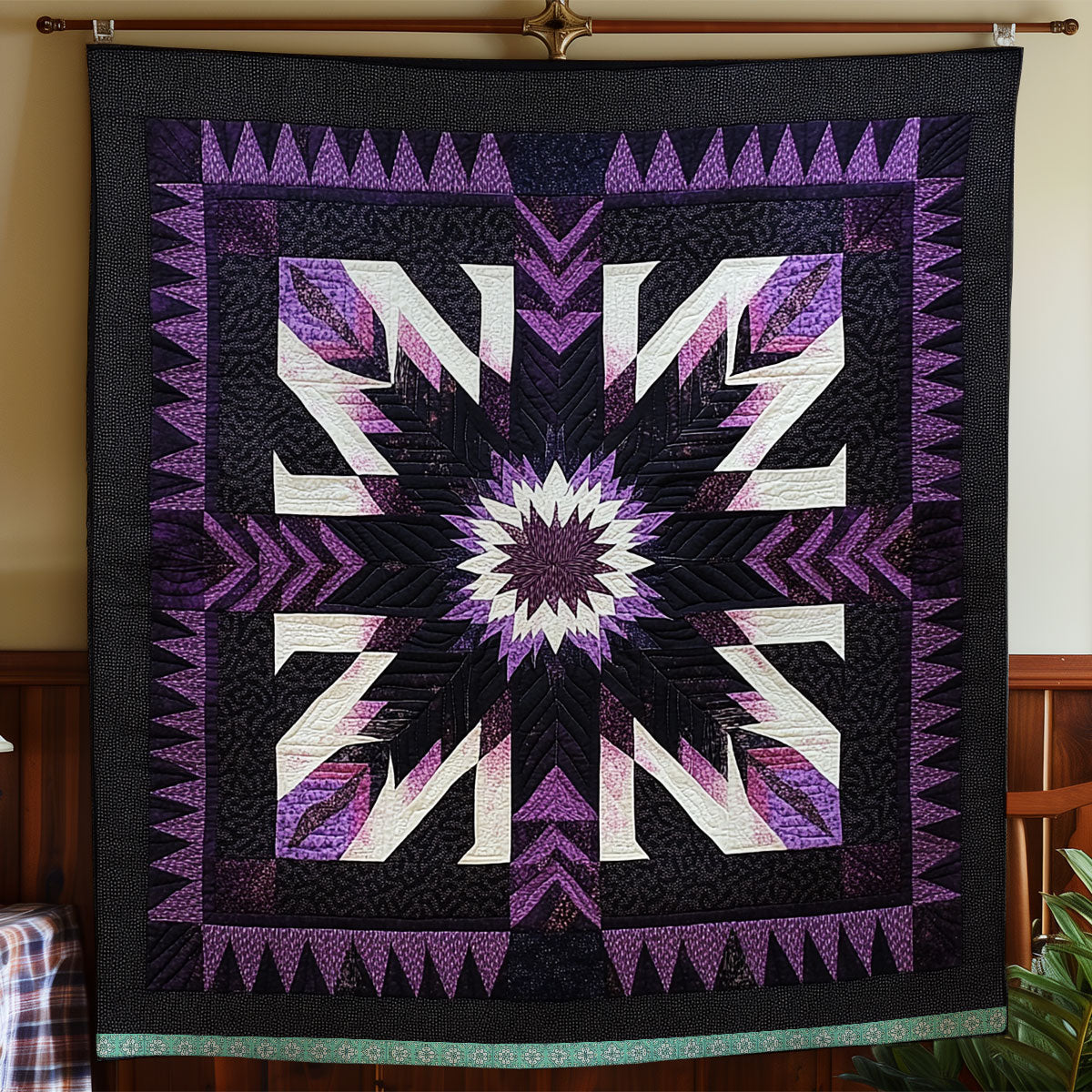 Purple Native American XR1309010CL Quilt – Cozzyhomes