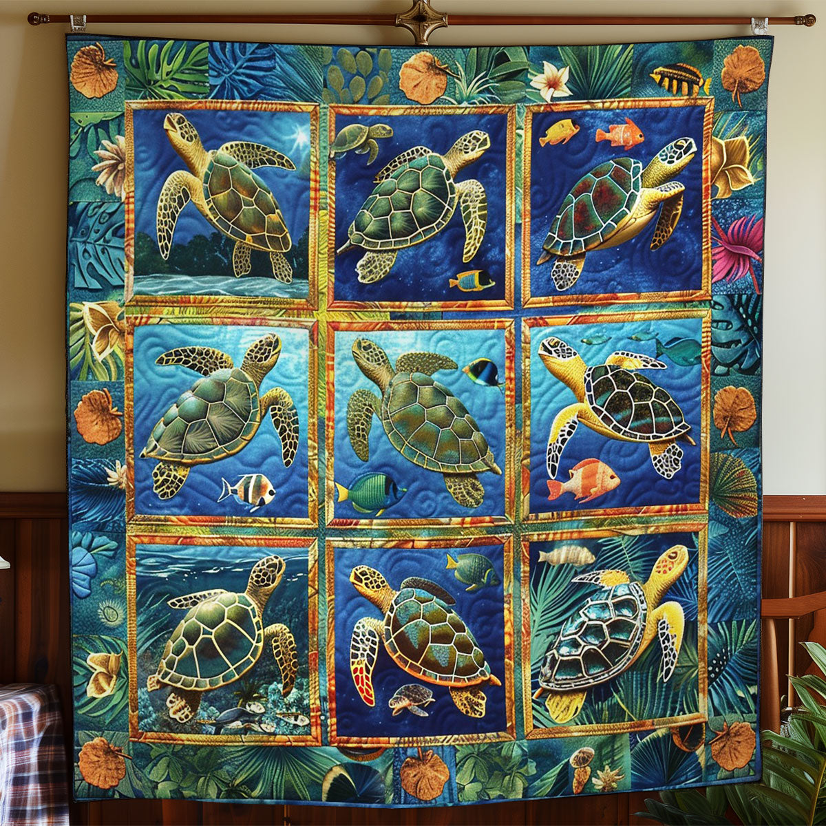 Turtle Sea WO2708026CL Quilt – Cozzyhomes