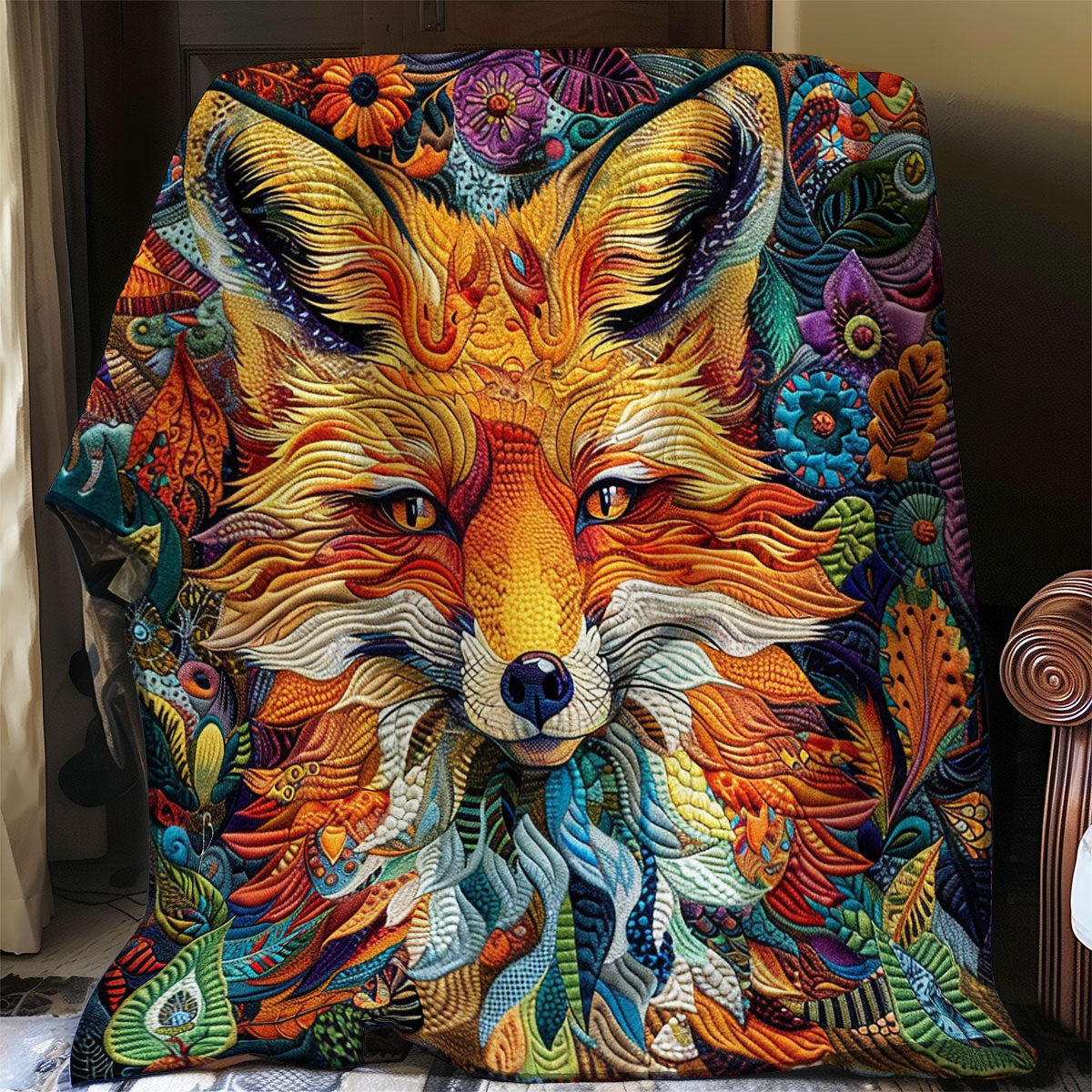 Mandala Fox WO0808011CL Quilt – Cozzyhomes