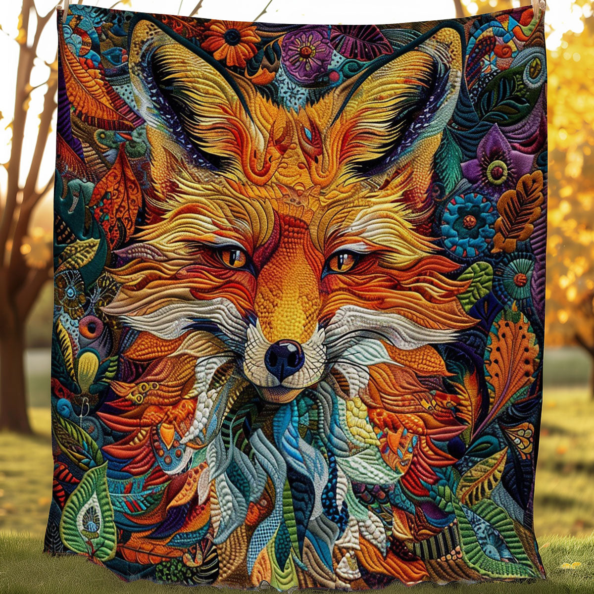 Mandala Fox WO0808011CL Quilt – Cozzyhomes