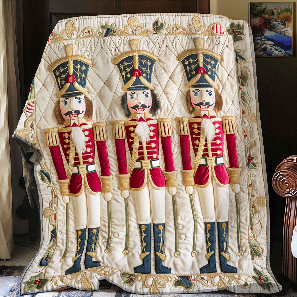 Christmas Nutcracker XR1508032CL Quilt – Cozzyhomes