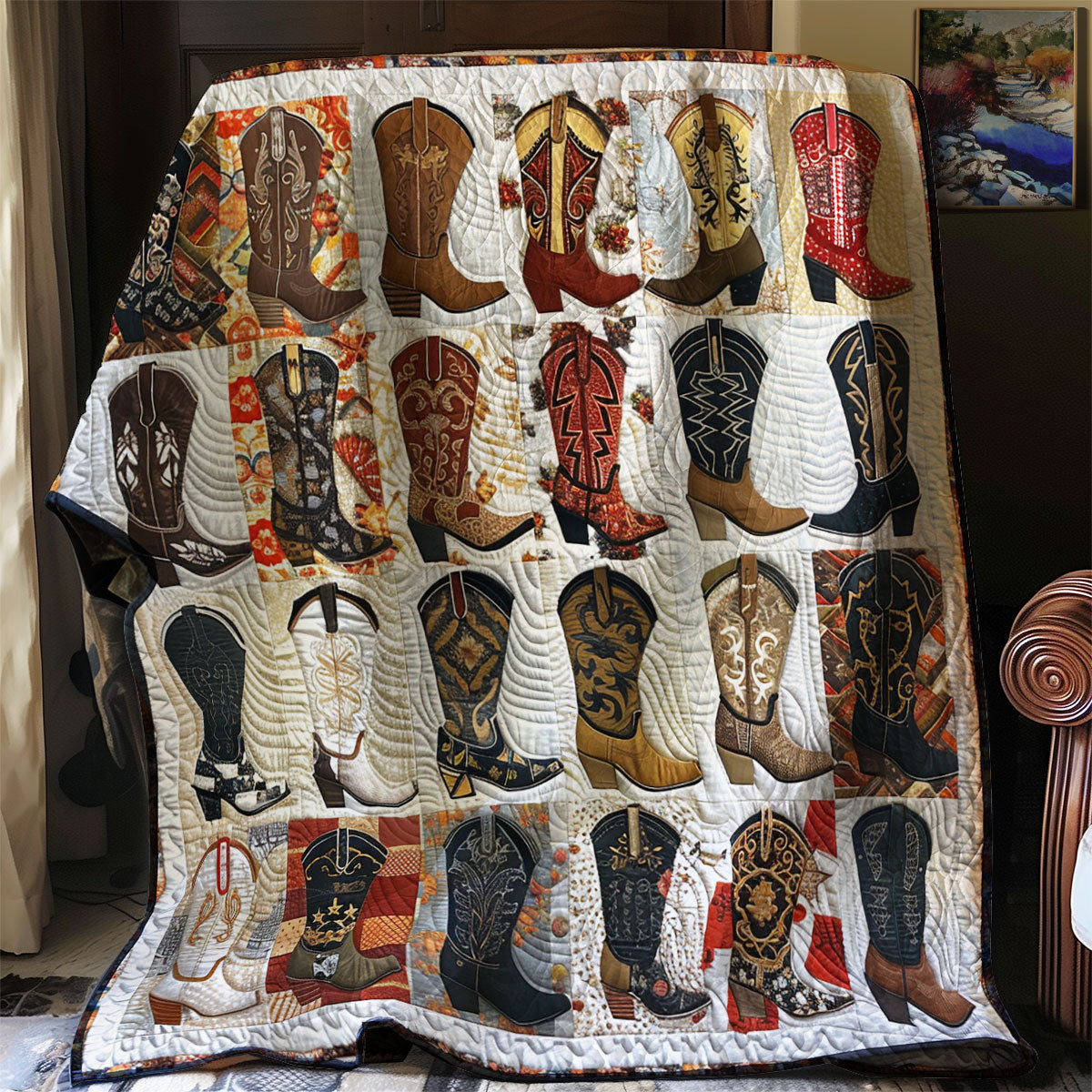 Cowboy Boots XR2406001CL Quilt – Cozzyhomes