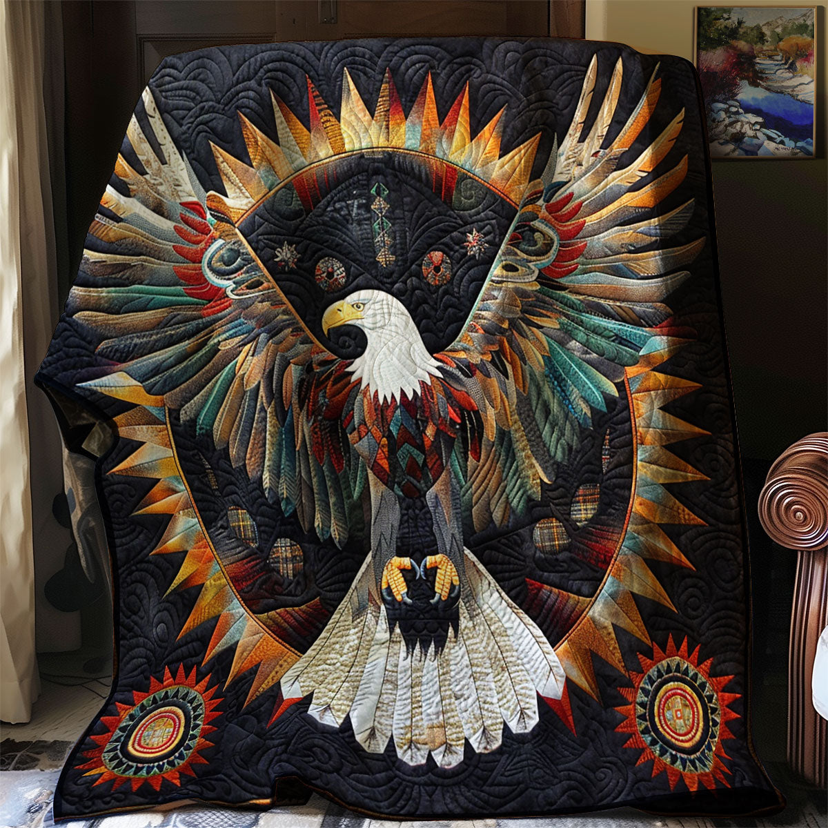 Eagle Native American XR2106006CL Quilt – Cozzyhomes