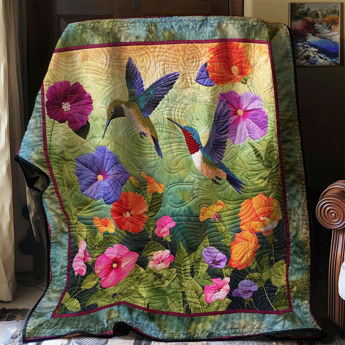 Hummingbirds XR1707003CL Quilt – Cozzyhomes