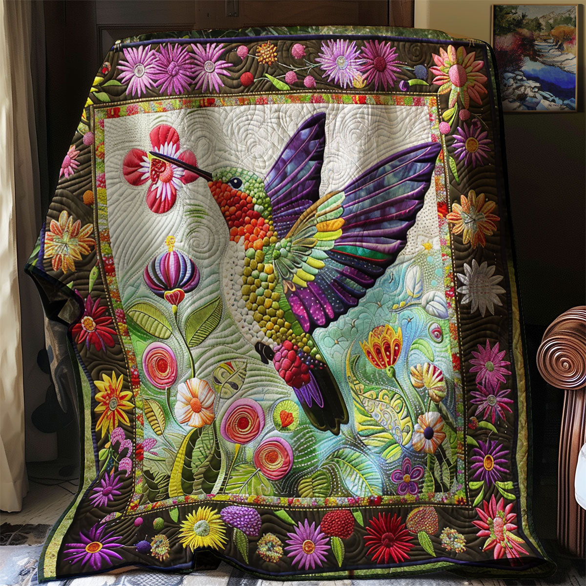 Hummingbirds XR2206001CL Quilt – Cozzyhomes