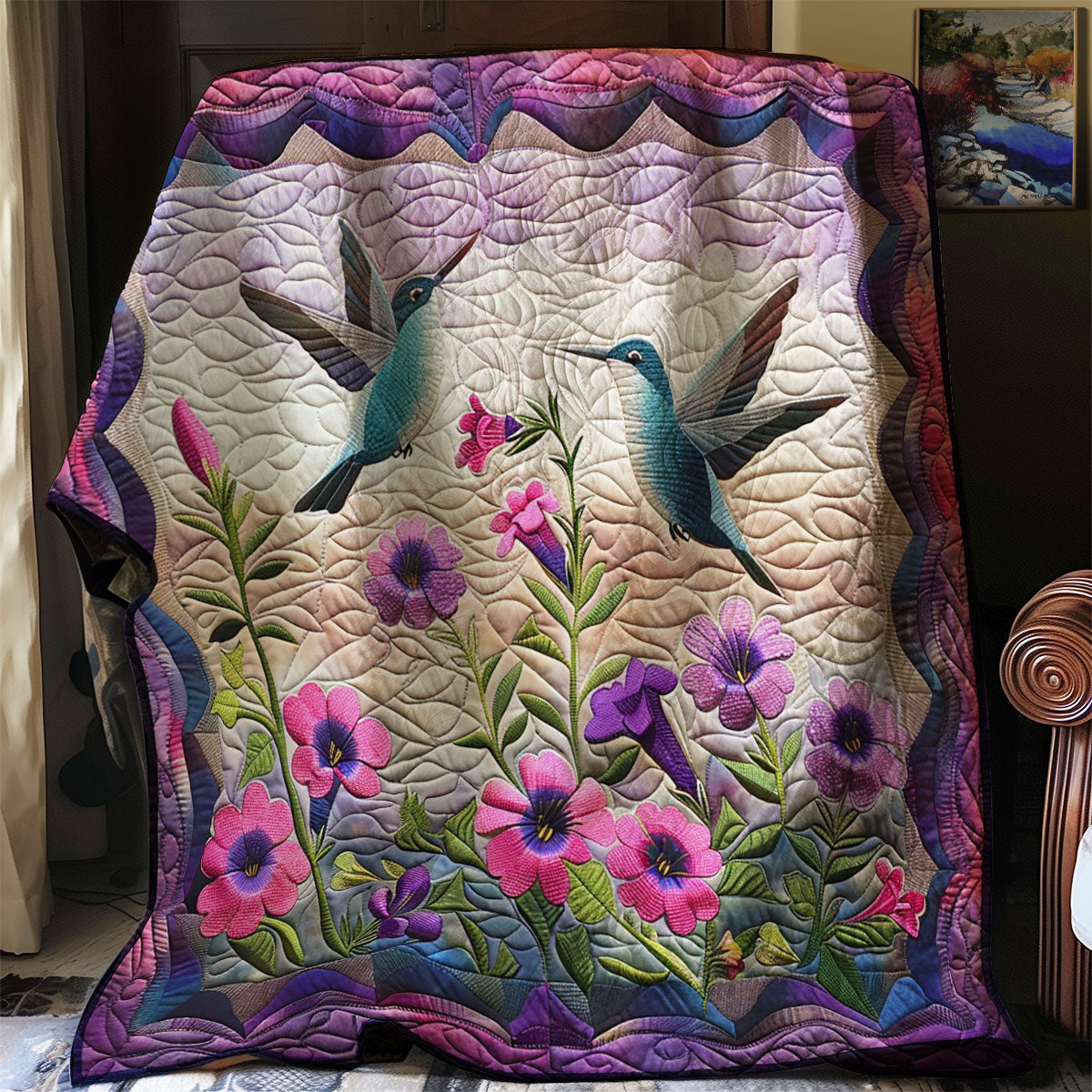 Hummingbirds XR2606011CL Quilt – Cozzyhomes