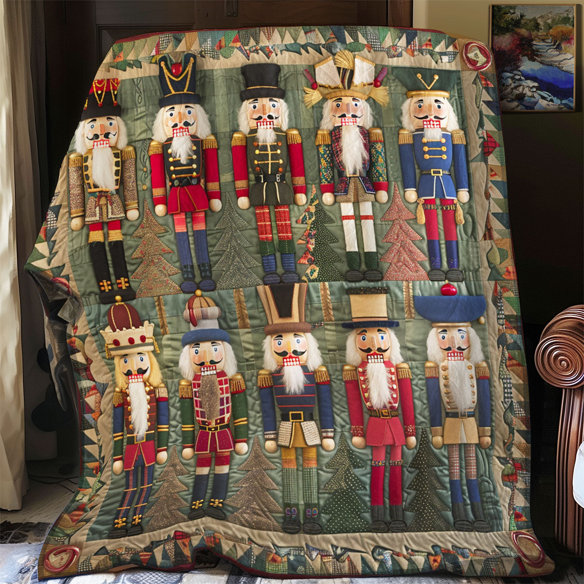 Nutcracker Figures XR2008012CL Quilt – Cozzyhomes
