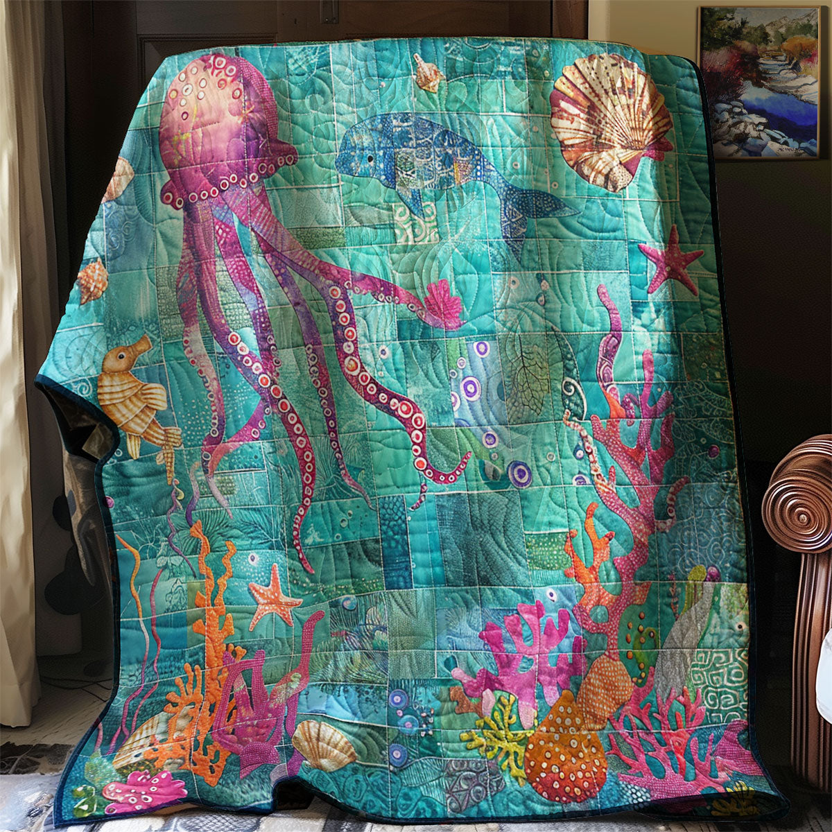 Sea Life XR0307012CL Quilt – Cozzyhomes