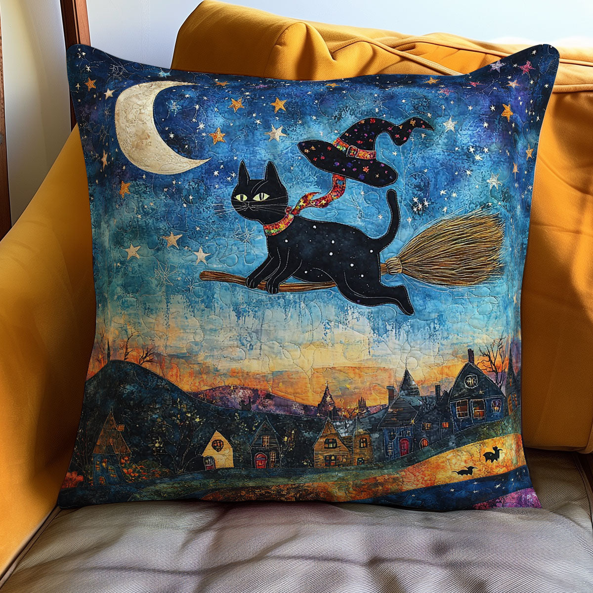 Black Cat WO0608010CL Quilt Pillow Case – Cozzyhomes