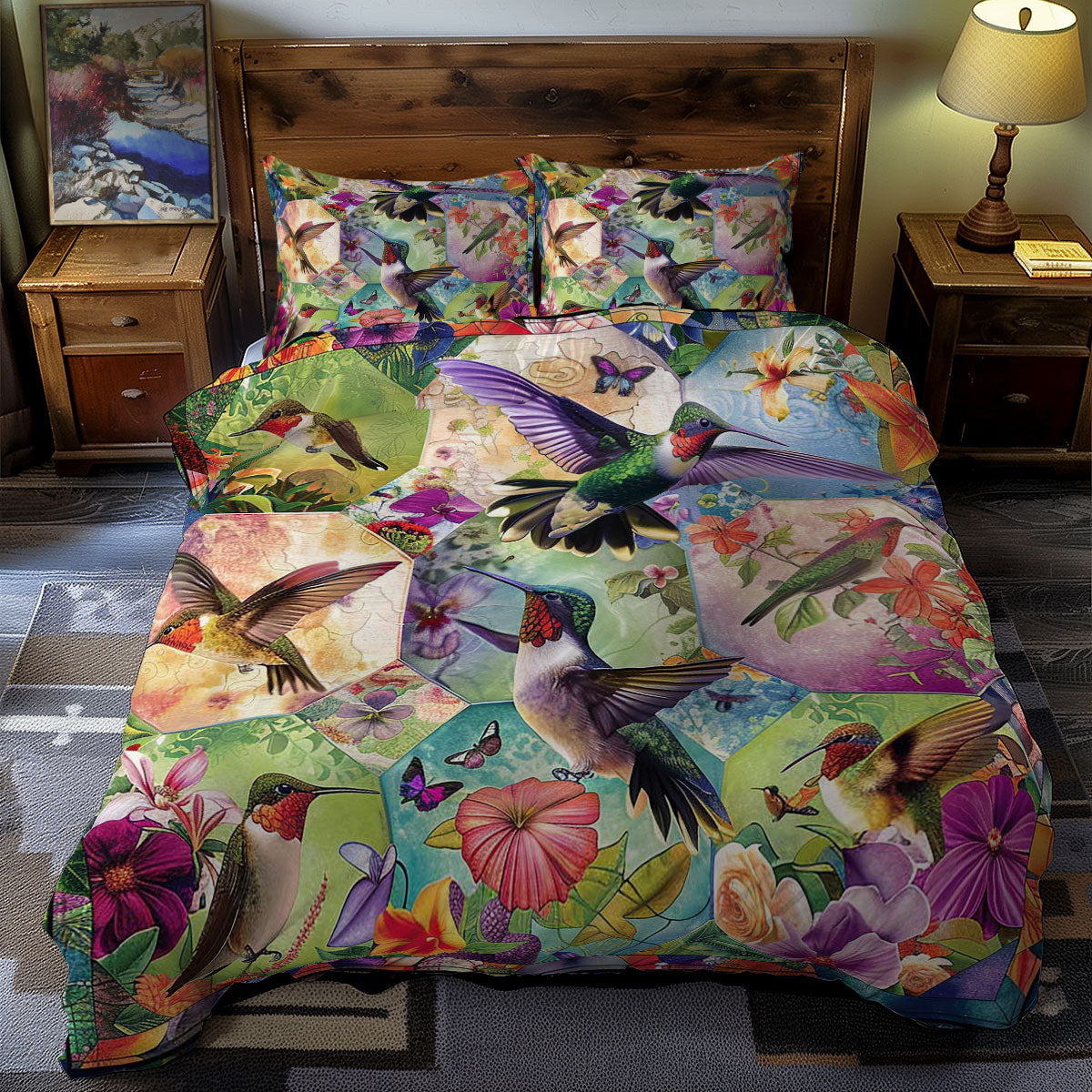 Hummingbirds WJ1906019CL Duvet Cover Set – Cozzyhomes