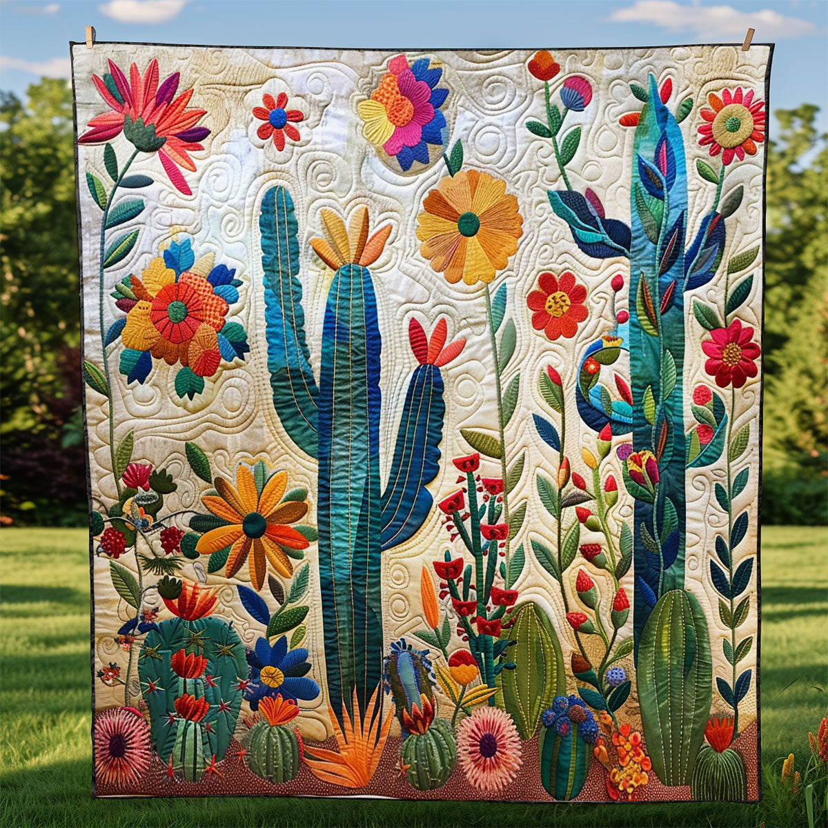 Cacti WM0509033CL Quilt – Cozzyhomes