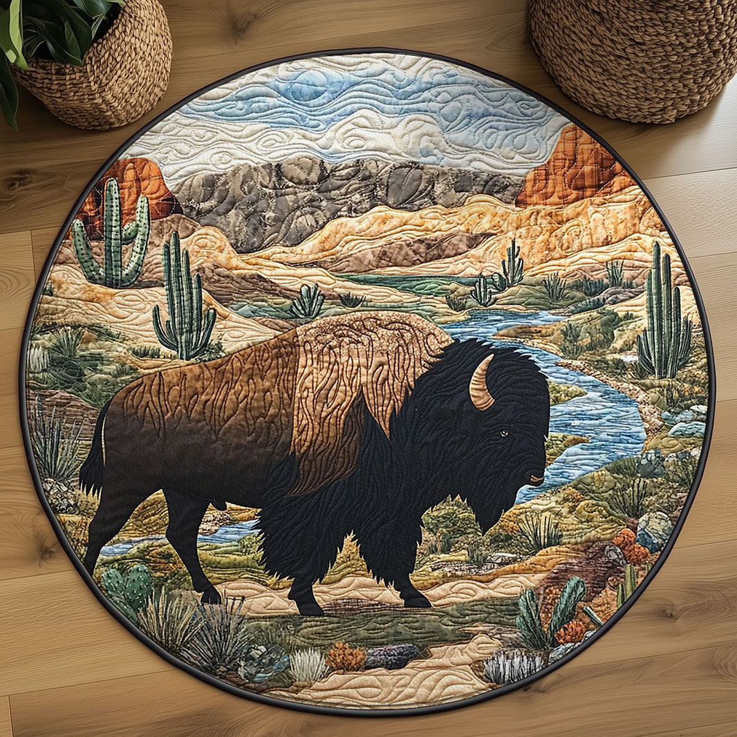 Quilted Round Mat – Cozzyhomes