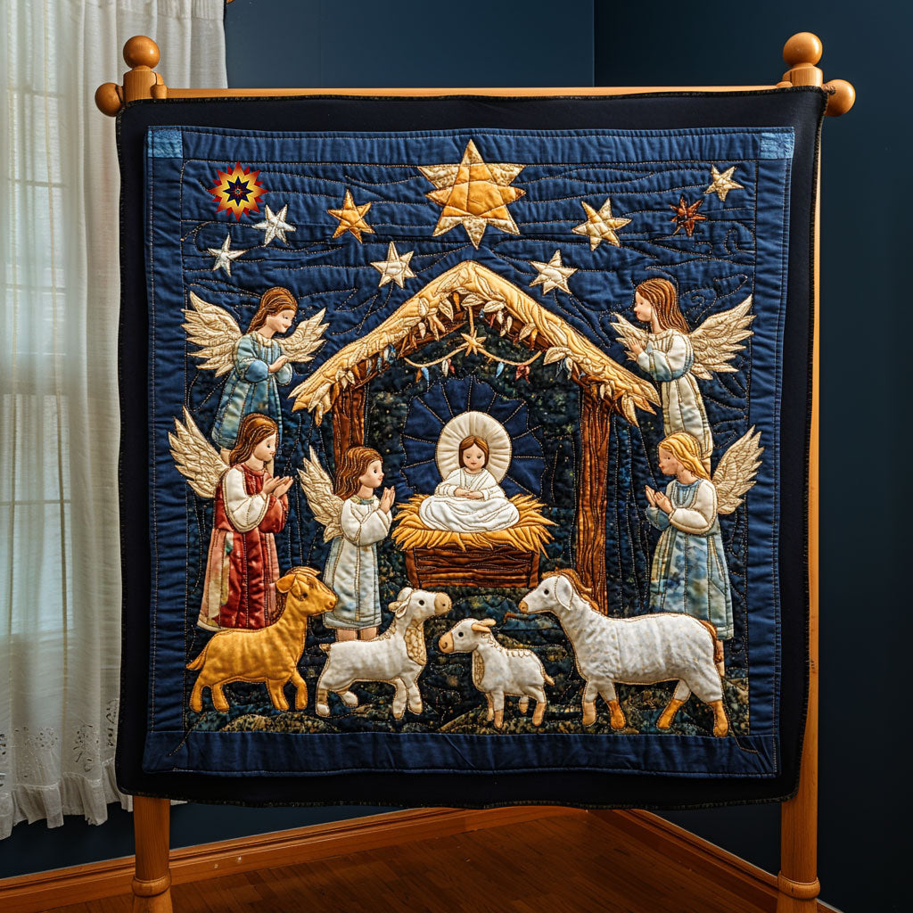 Nativity Scene WJ0212024CL Quilt – Cozzyhomes