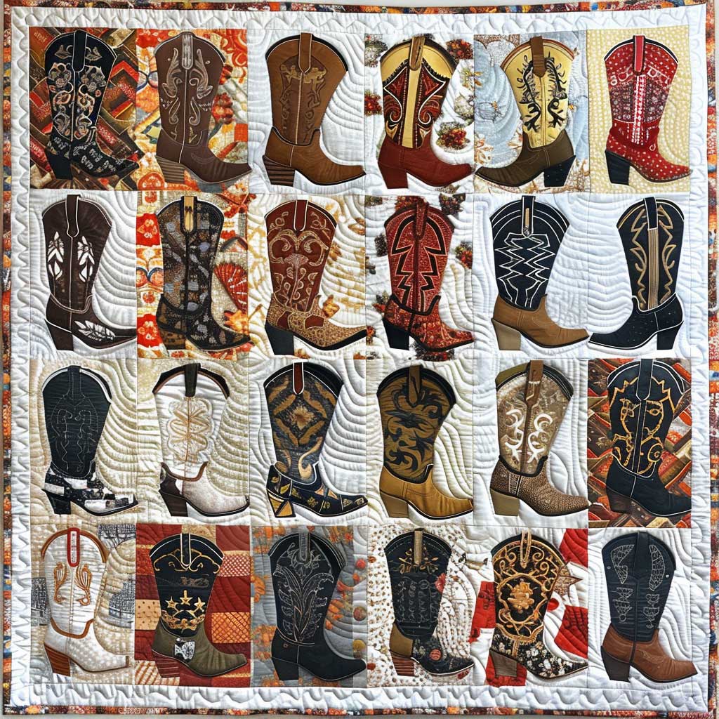 Cowboy Boots XR2406001CL Quilt – Cozzyhomes