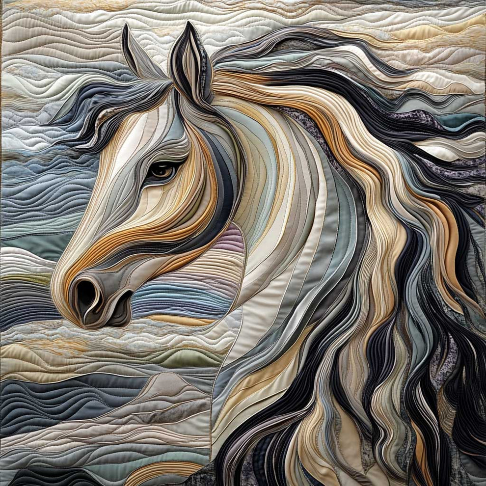 Flying Gray Horse XR0608006CL Quilt – Cozzyhomes