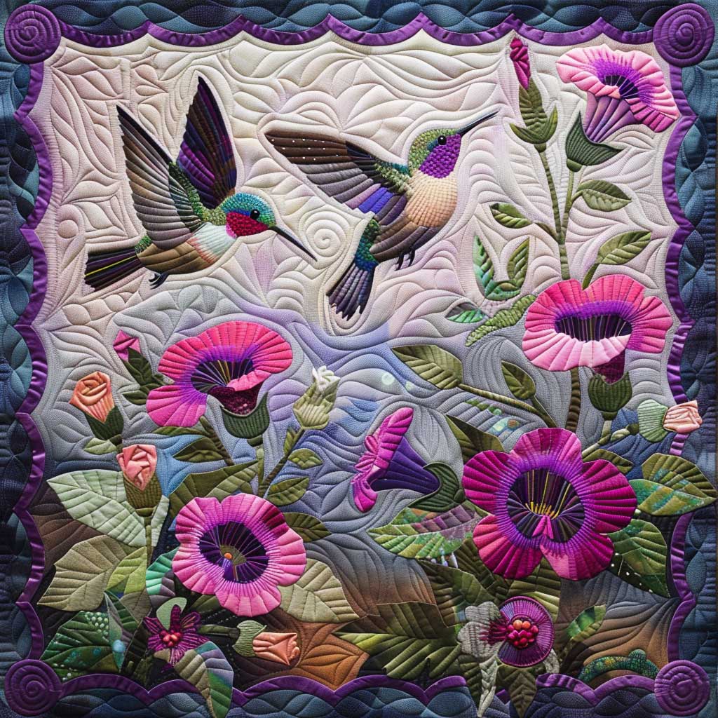 Hummingbirds XR2606009CL Quilt – Cozzyhomes