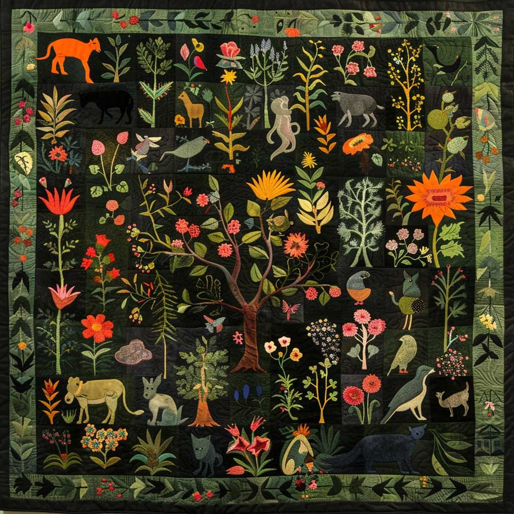 In A Forest WM2707001CL Quilt – Cozzyhomes