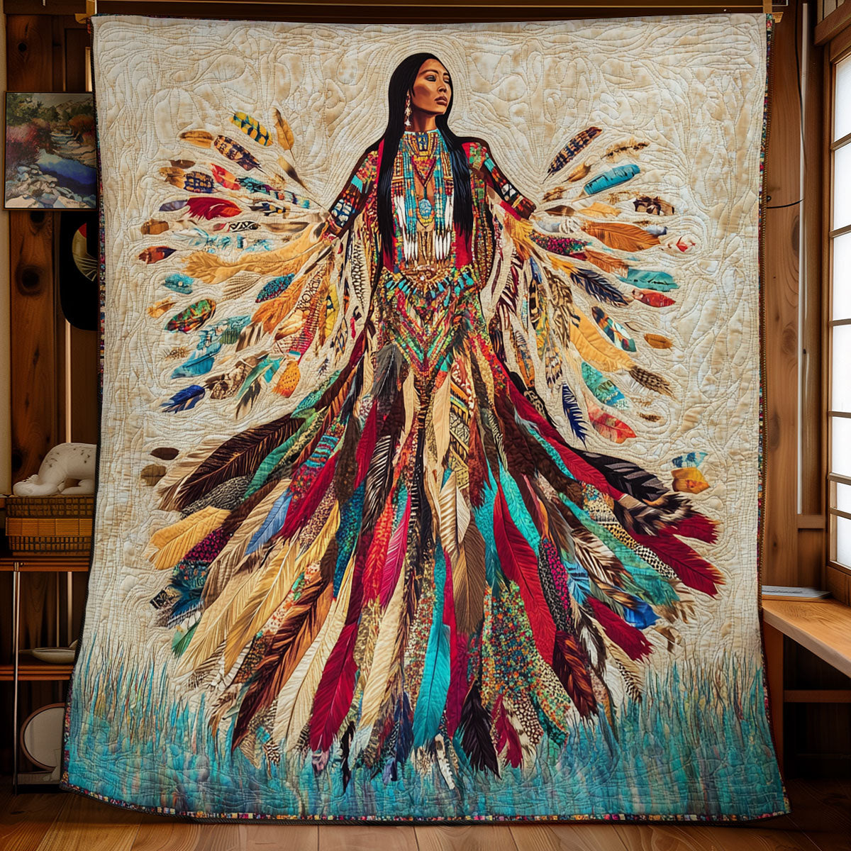 Native American Attire WU2001034CL Quilt – Cozzyhomes