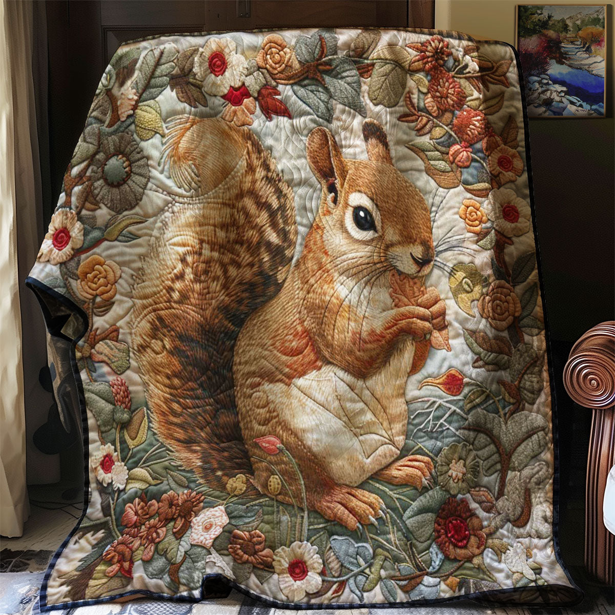 Squirrel WJ0308034CL Quilt – Cozzyhomes