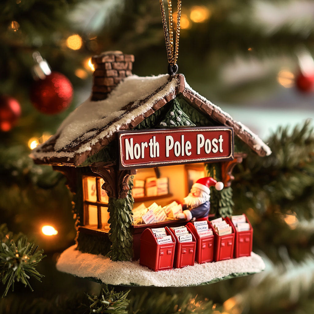 North Pole Post Office WJ2411050CL Christmas Ornament – Cozzyhomes