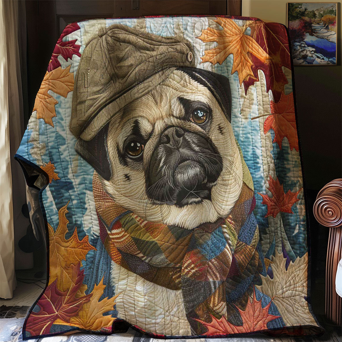 Pugs Miss WN2907016CL Quilt – Cozzyhomes