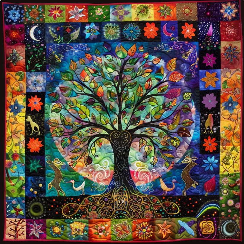 Tree Of Life WJ0306002CL Quilt – Cozzyhomes