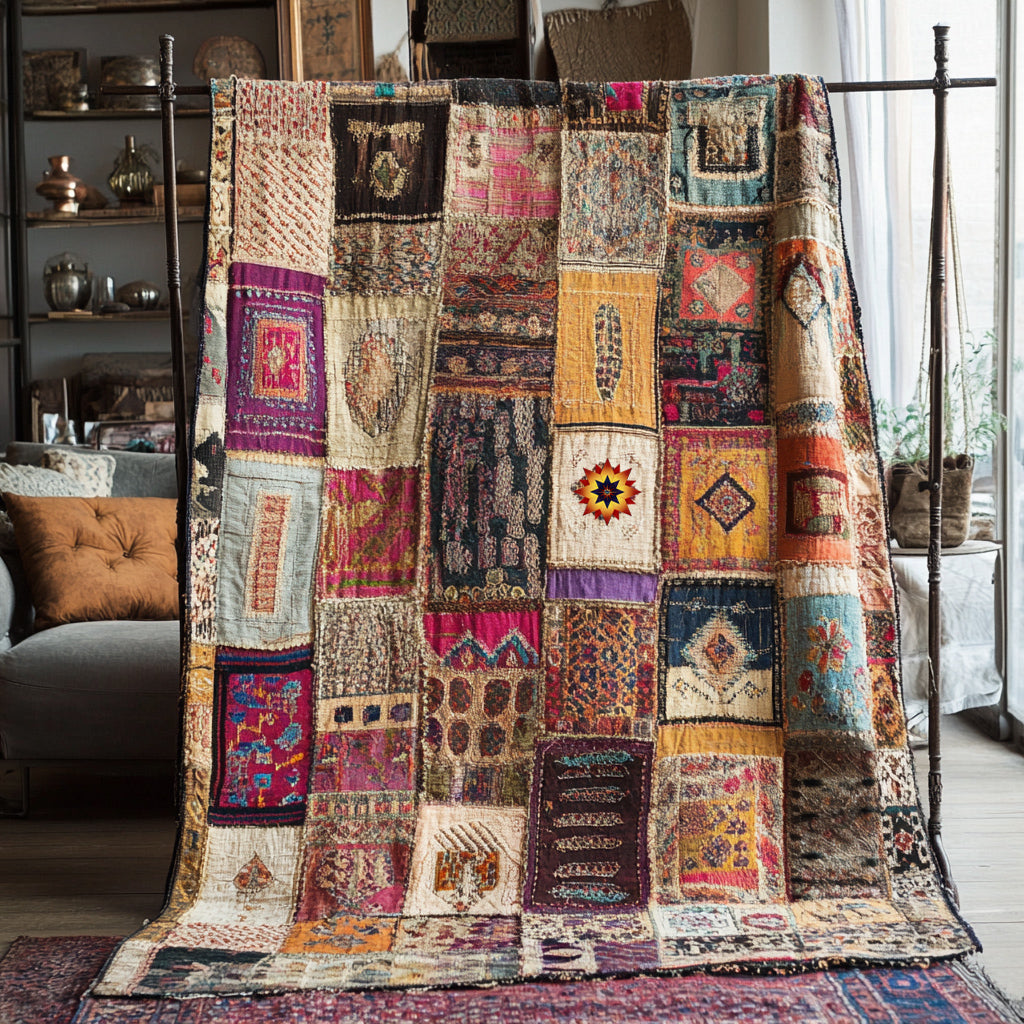 Tribal Patchwork WU0911011CL Quilt – Cozzyhomes